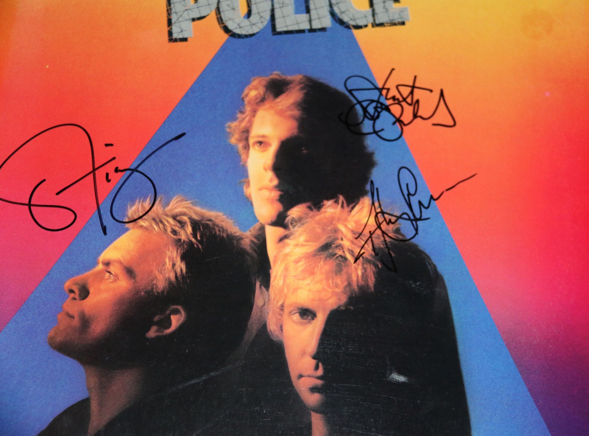 " Sting" and The Police signed album "Zenyatta Mondatta" 1980 ...